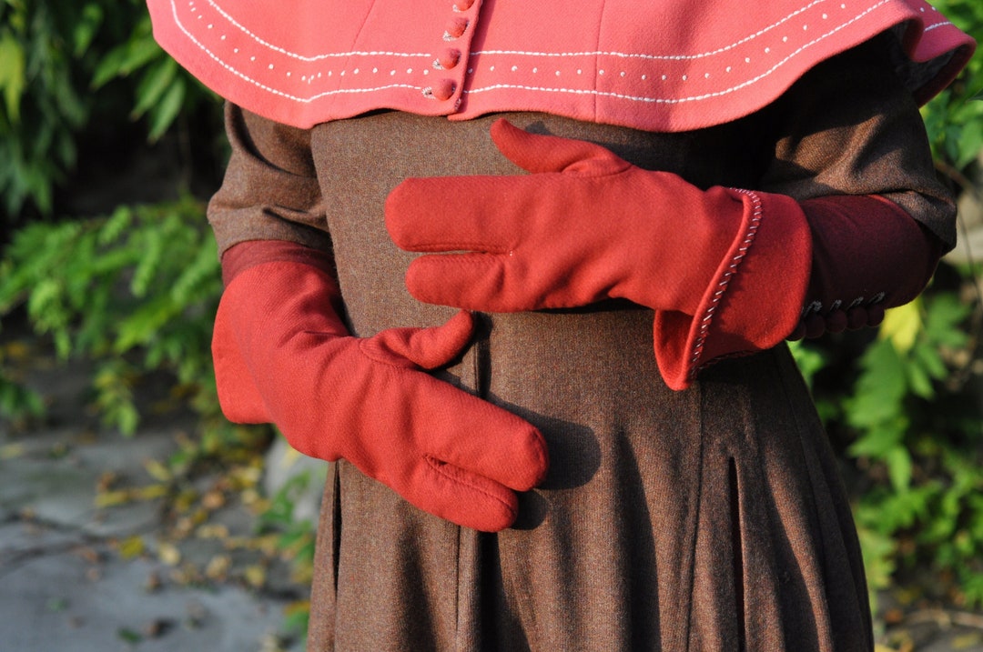 Medieval Mittens, Medieval Gloves, Wool Mittens, Split Mittens ...