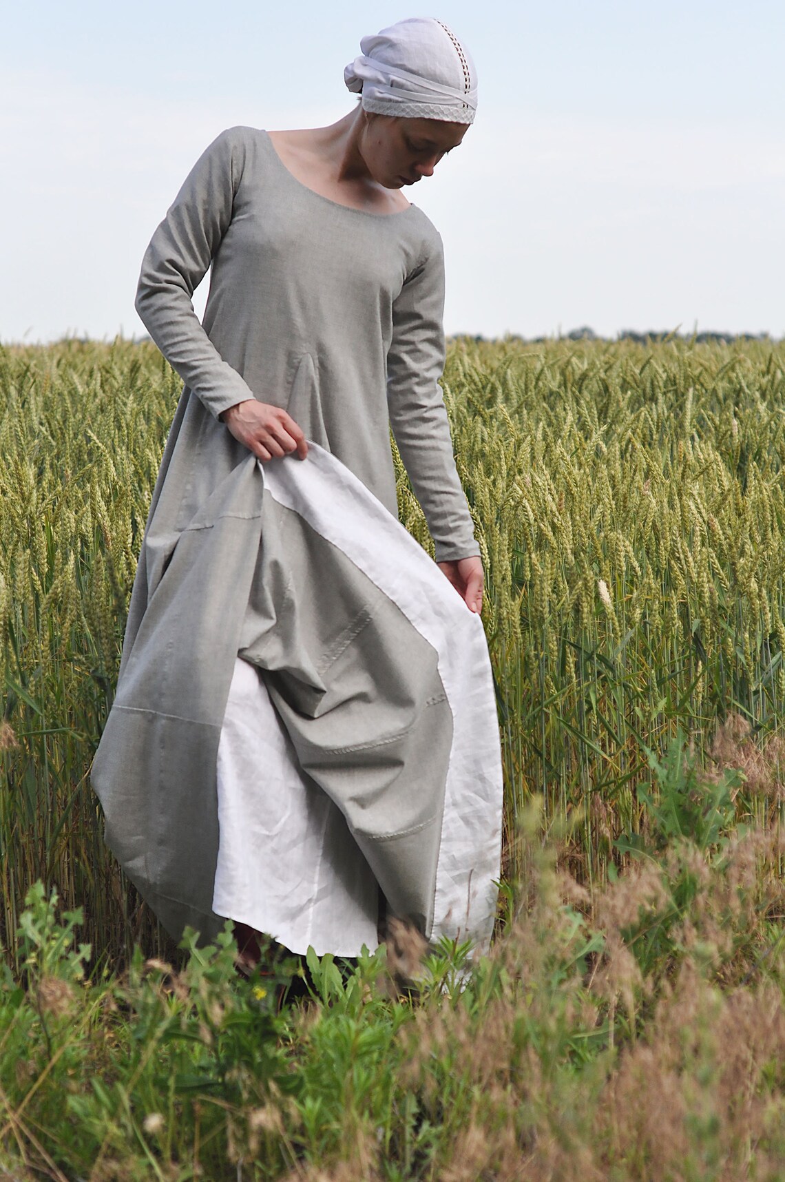 Medieval women's cotehardie middle ages dress 13th 15th | Etsy