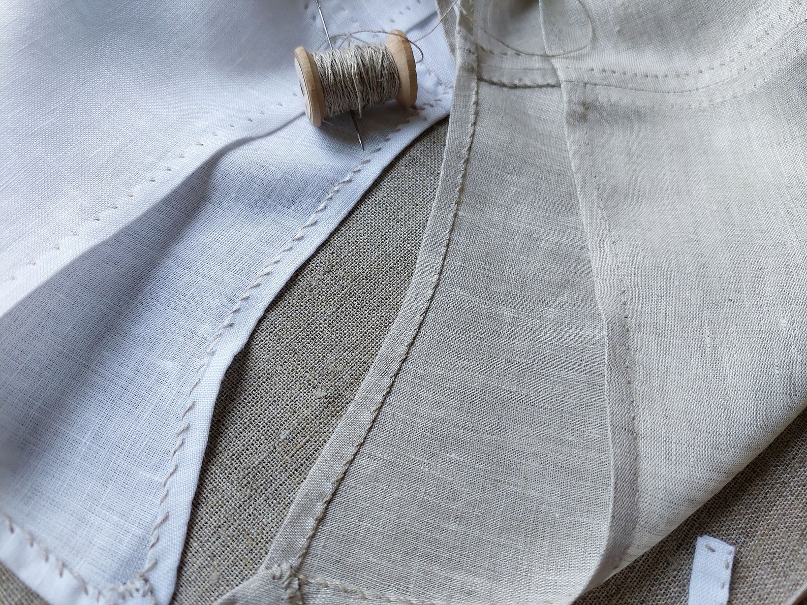 Medieval Linen Coif, 13th-15th Century Medieval Coif, Reenactment Cap ...