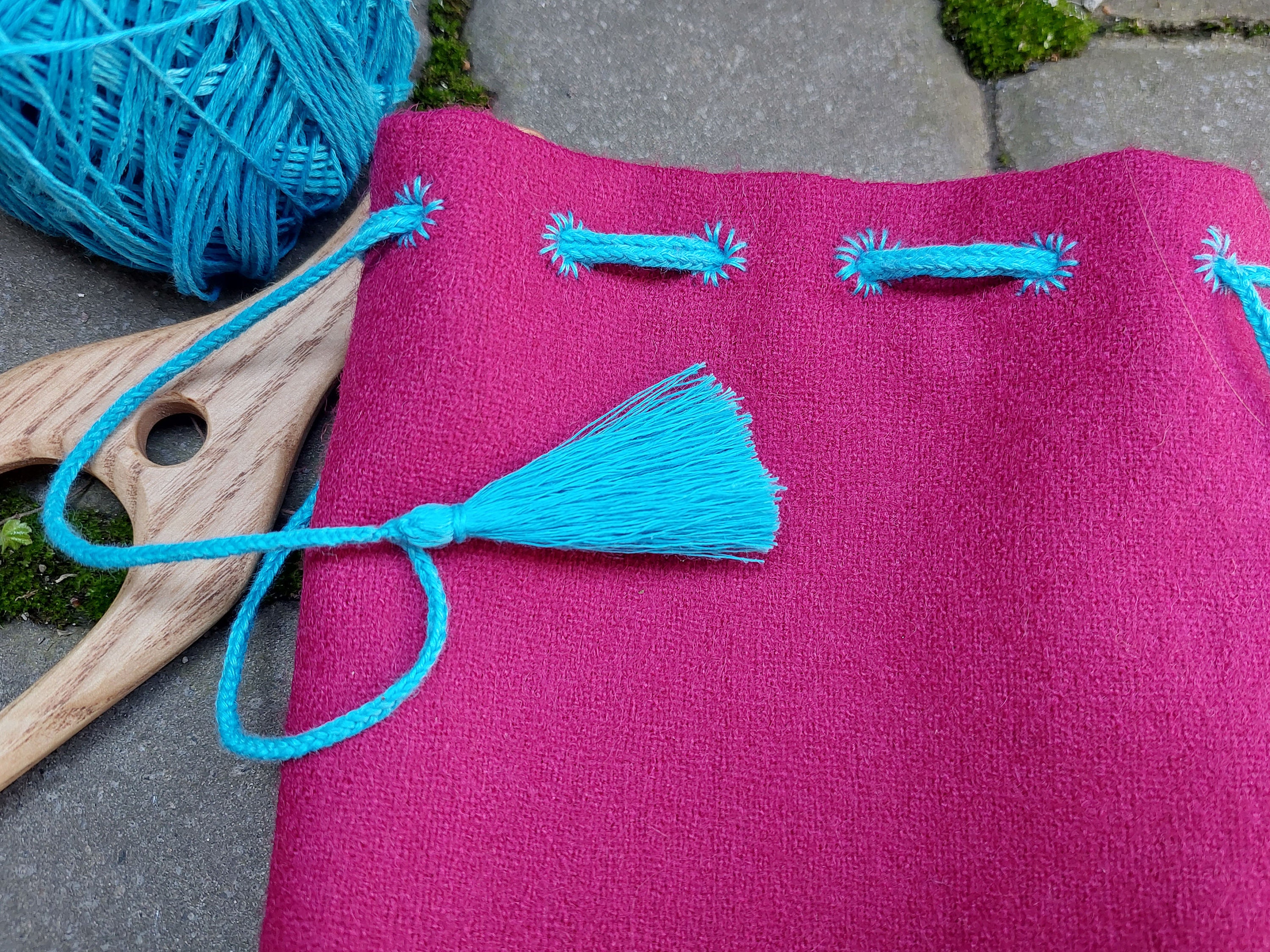 Medieval Purse Medieval Wool Pouch Medieval Pouch for Coins | Etsy