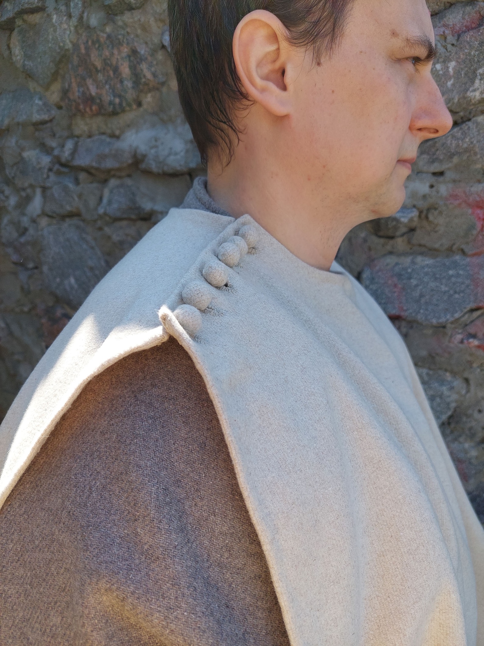 Medieval Cloak Short Medieval Cloak 14th-15th Century Cloak - Etsy