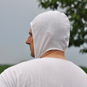 Medieval Linen Coif, 13th-15th Century Medieval Coif, Reenactment Cap ...