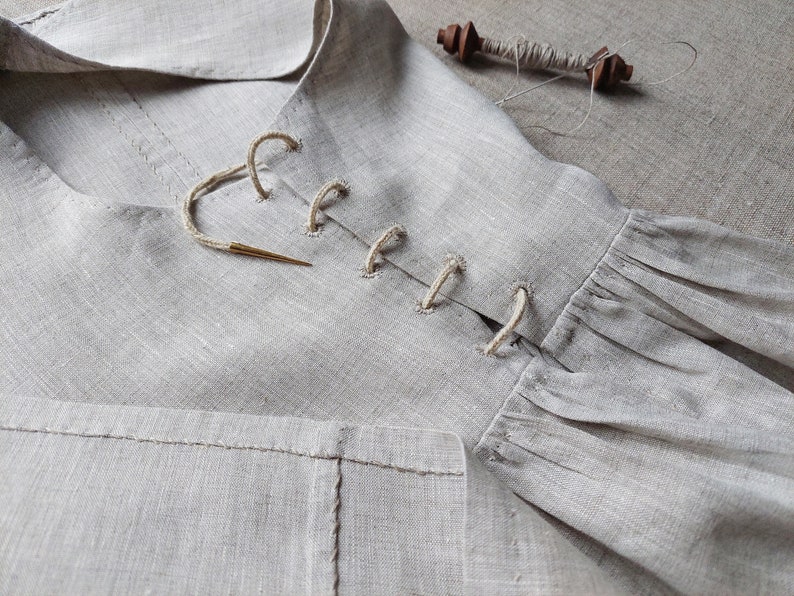 Medieval Shift or Chemise Women's Linen Close-fitting - Etsy