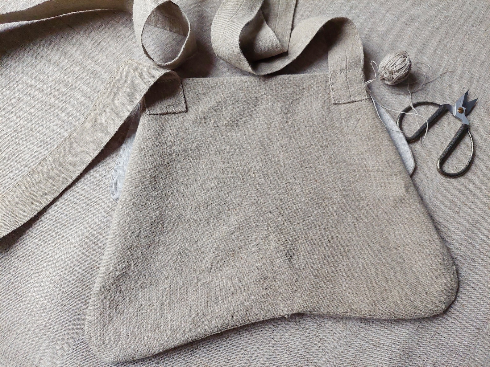 Medieval Linen Bag Pilgrim's Shoulder Bag Bag for | Etsy