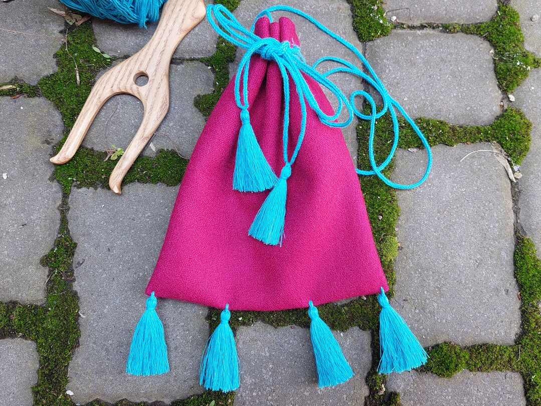 Medieval Purse, Medieval Wool Pouch, Medieval Pouch for Coins, LARP ...