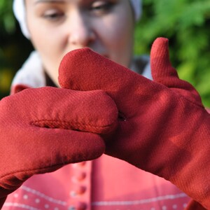 Handmade Wool Split Mittens, Medieval Gloves, Reenactment Accessories ...