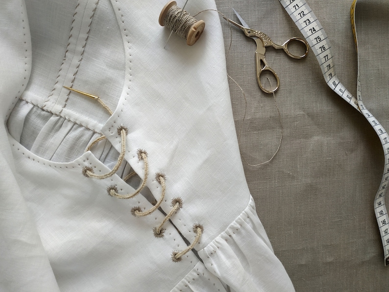 Medieval Shift or Chemise Women's Linen Close-fitting - Etsy