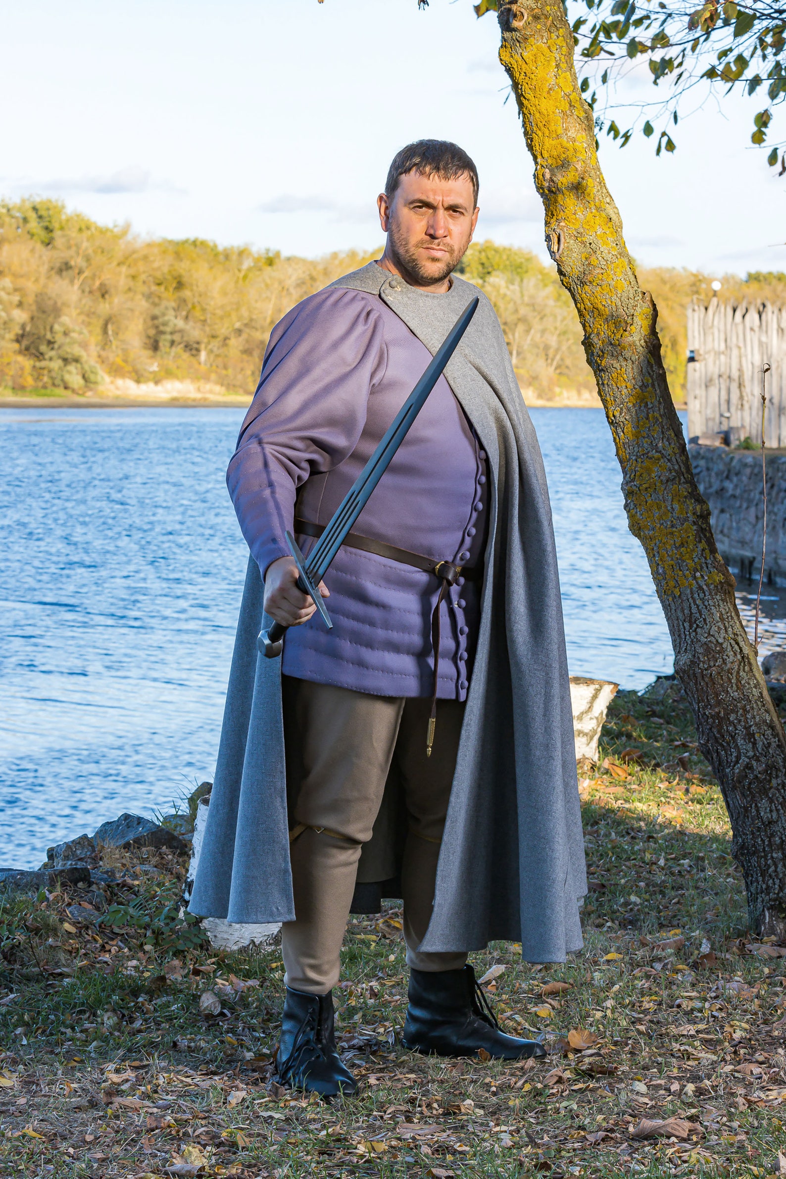 Medieval Cloak, Viking Cloak, Men's Woolen Cloak or Cape, 14th - 15th ...