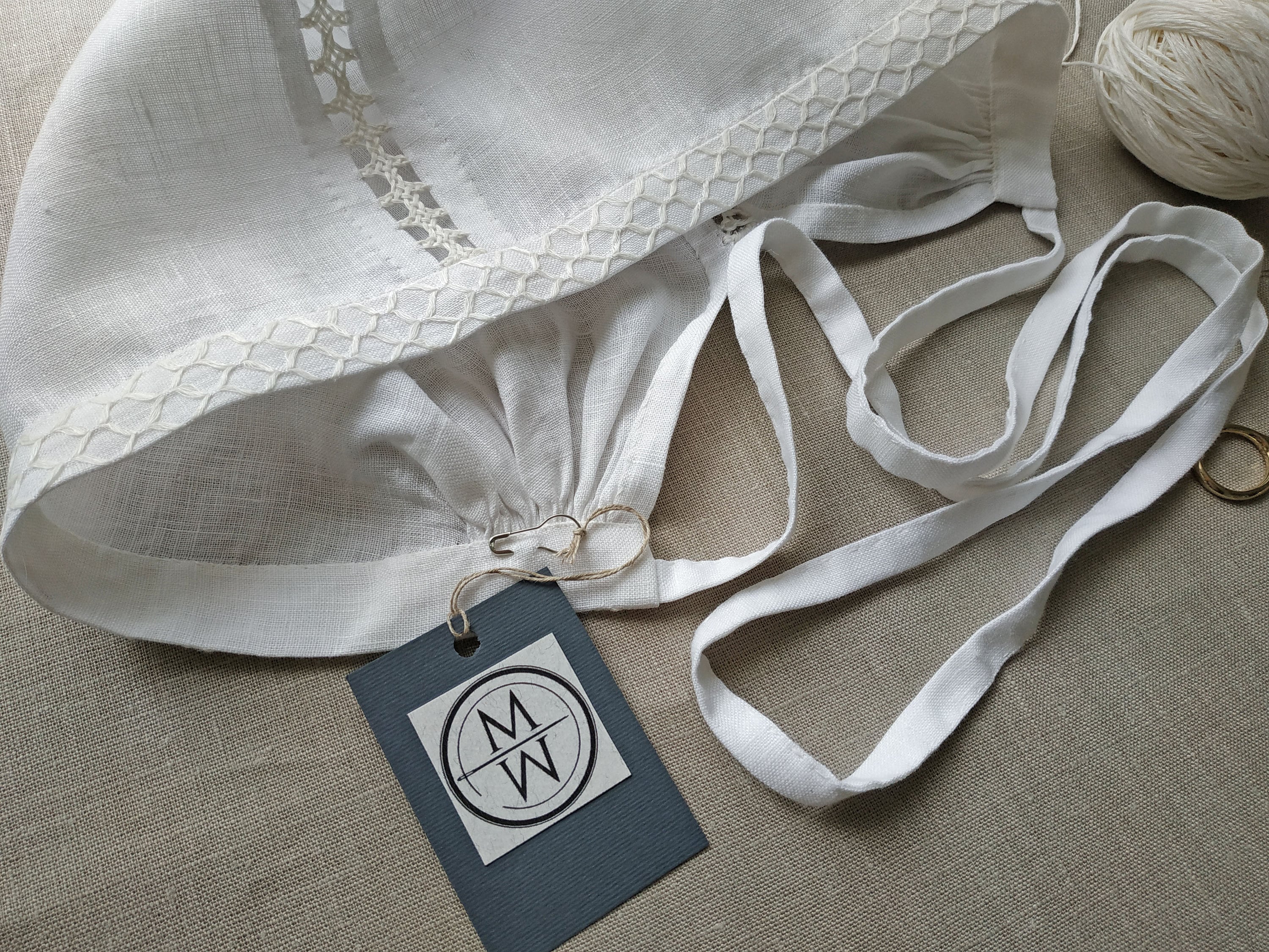 Women's Linen St. Birgittas Cap or Coif for 13th 15th - Etsy Norway