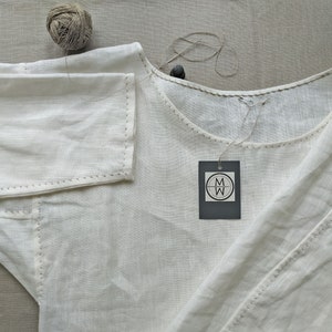 Women's linen shift or chemise for 13th 15th century | Etsy