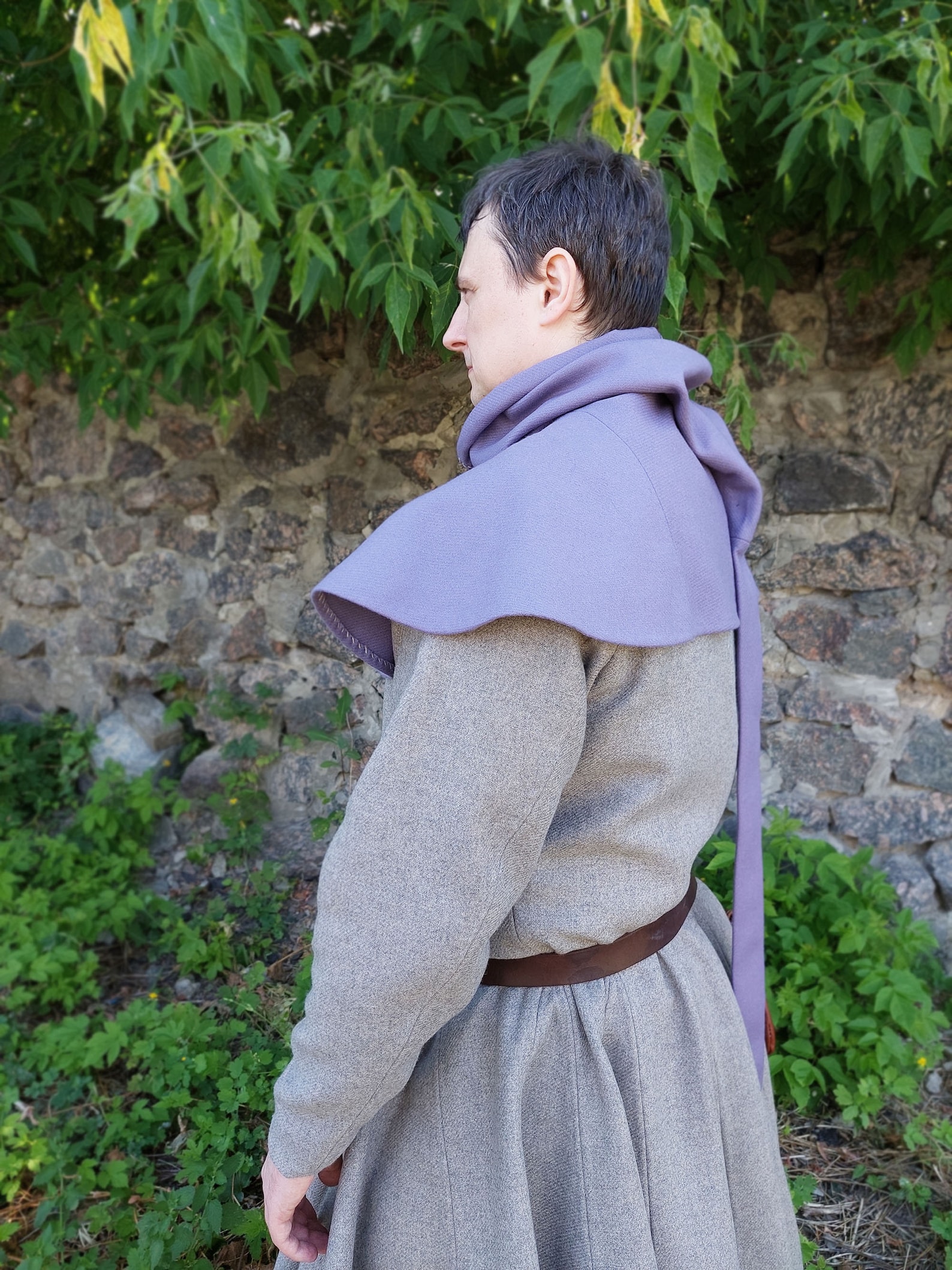 Medieval Chaperon Medieval Hood 14th Century Hat Medieval - Etsy