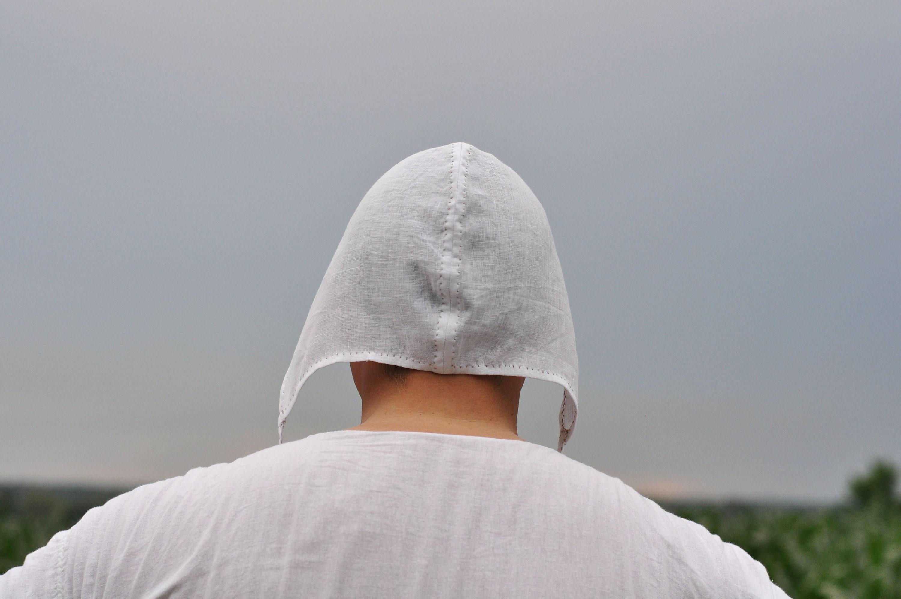 Medieval linen coif 13th-15th century medieval coif | Etsy