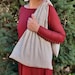 Medieval Shoulder Sack Medieval Linen Bag Historical Bag or - Etsy