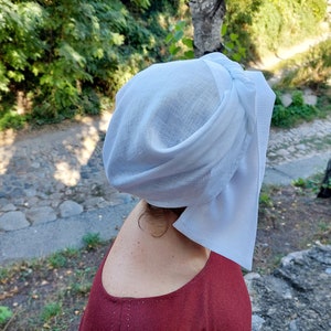 Medieval Linen Coif, Medieval Ladies Cap, Late 15th Century Cap ...