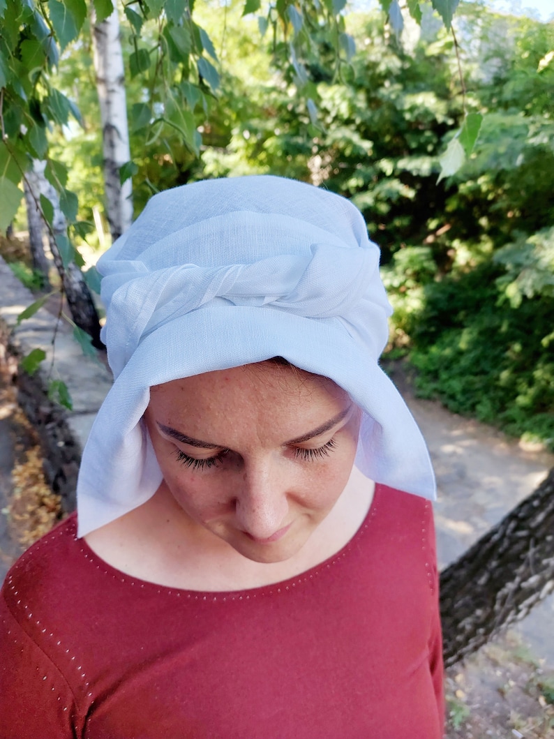 Medieval Linen Coif, Medieval Ladies Cap, Late 15th Century Cap ...