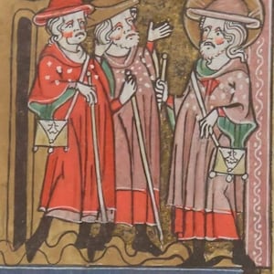 Medieval Bag, Medieval Pilgrim Bag, Pilgertasche, 15th Century Bag ...