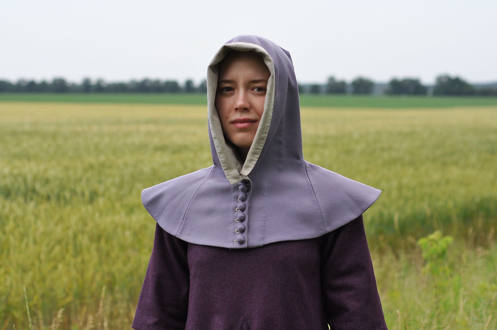 Medieval Chaperone Medieval Womens Hood Celtic Hood Hood - Etsy