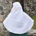 Medieval Veil, Medieval Wimple, Medieval Circular Veil, Linen Veil ...