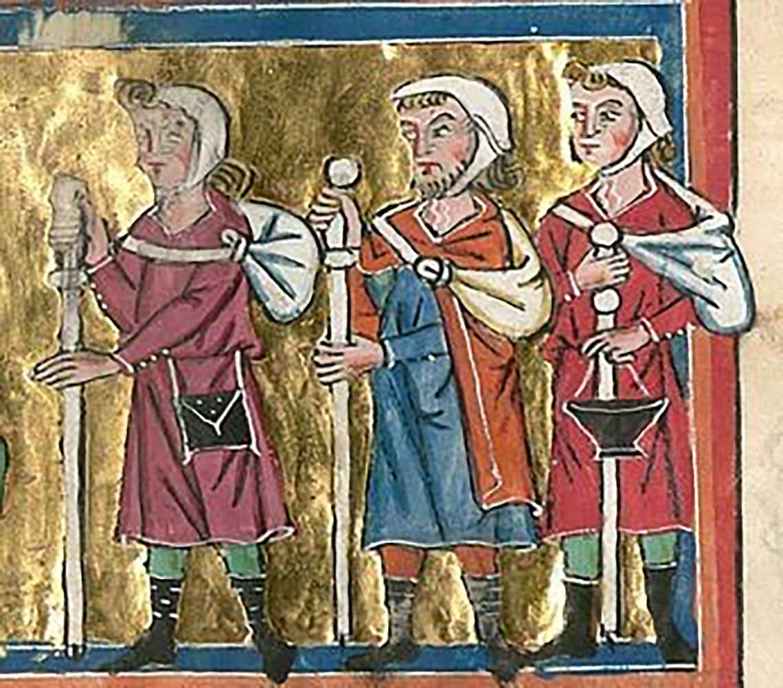 Medieval Backpack Historical Linen Backpack Medieval Sausage - Etsy