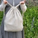 Linen Medieval Backpack: Historical Viking Haversack, Medieval Bag ...