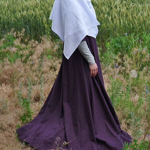 Medieval Headdress Set, Medieval Veil, Medieval Wimple, St Birgitta Cap ...