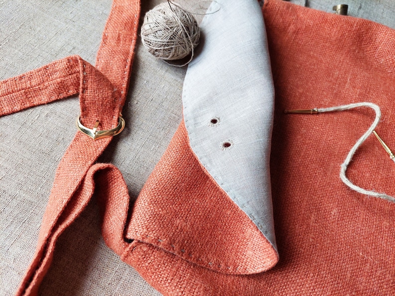 Medieval Linen Bag Pilgrim's Shoulder Bag Crossbody Bag | Etsy