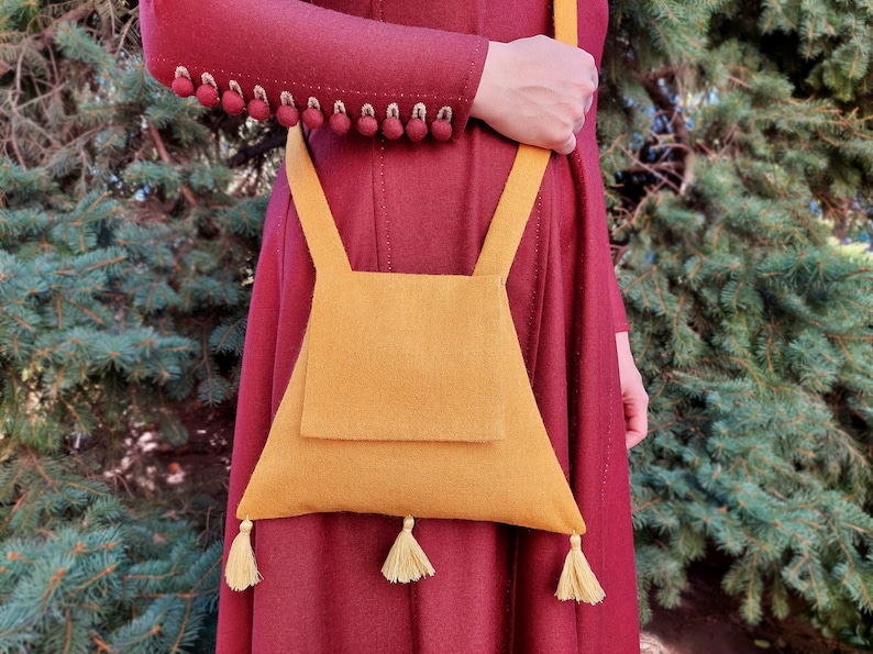 Medieval Pilgrim's Bag Medieval Pouch Renaissance Bag - Etsy