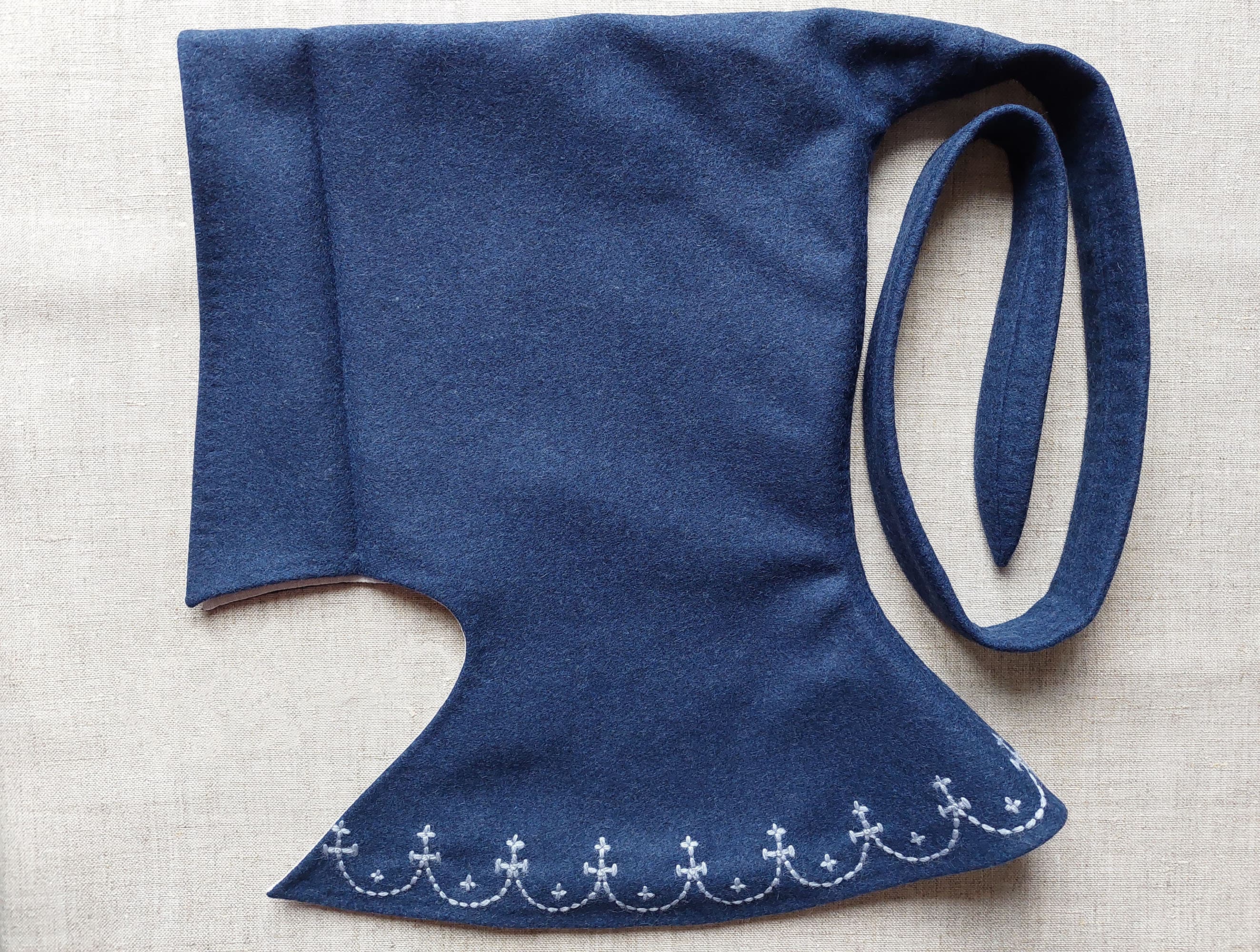 Medieval Hood, Medieval Ladies Open Hood, Middle Age Chaperone ...