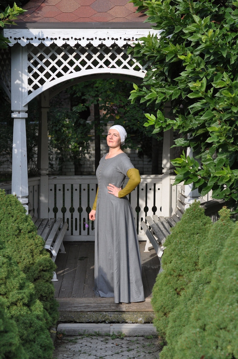 Medieval Kirtle Medieval Dress Frontlaced Kirtle 15th - Etsy