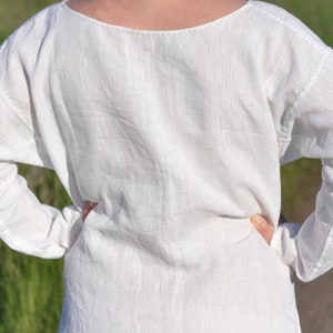 Women's linen shift or chemise for 13th 15th century | Etsy