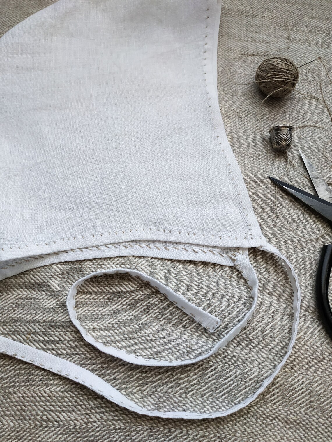 Medieval linen coif 13th-15th century medieval coif | Etsy