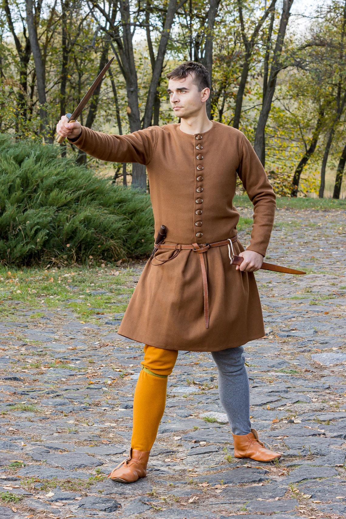 Men's Woolen Cotehardie or Kirtle for 14th 15th Century - Etsy