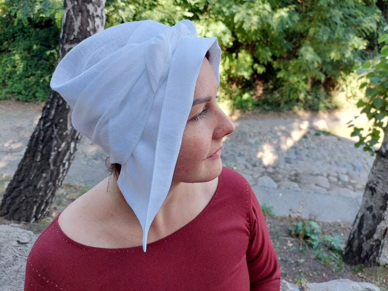 Medieval Linen Coif Medieval Ladies Cap Late 15th Century - Etsy