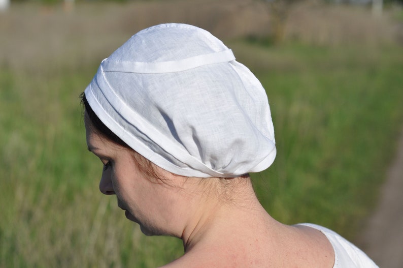 Women's Linen St. Birgittas Cap or Coif for 13th 15th | Etsy