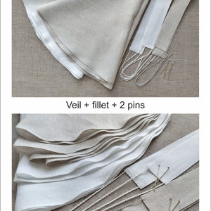 Medieval Veil, Medieval Wimple, Medieval Circular Veil, Linen Veil ...