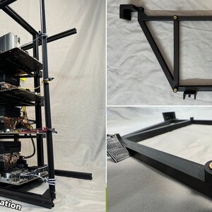 Veddha Motherboard Mounting Brackets for CPU Mining - Convert Open-air ...