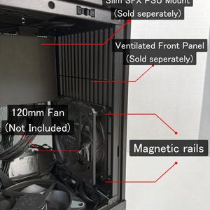 Magnetic Front Fan Rails for Lian Li A3 – Enhance Airflow and Cooling ...