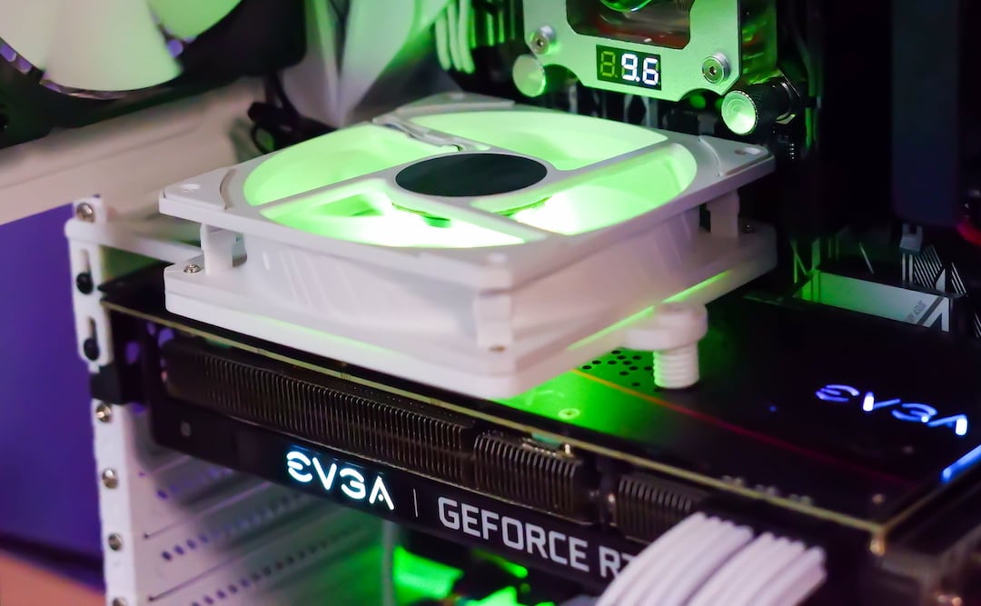 Active GPU Backplate Cooling 120mm Fan Mount - Etsy