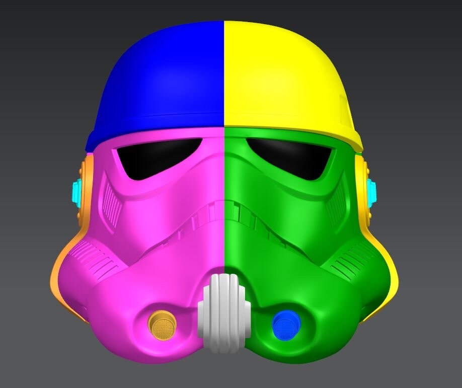 Star Wars Imperial Storm Trooper Helmet Digital Download With Both ...