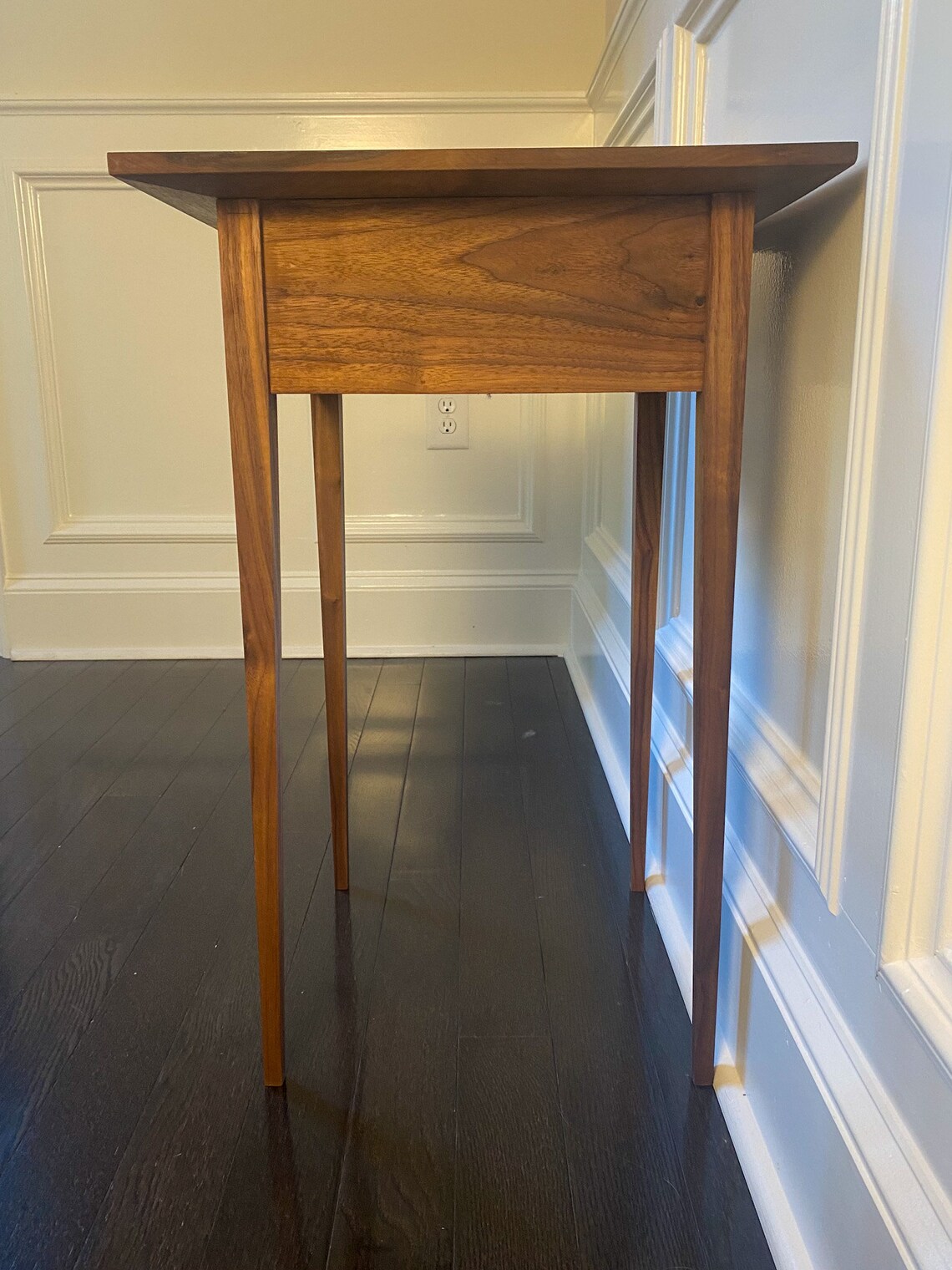 Solid Walnut Shaker Side Table - Etsy