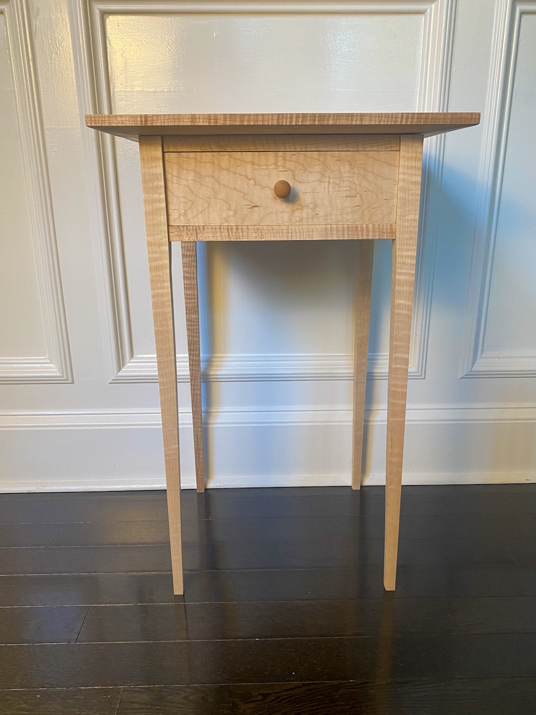 Curly Maple Shaker Side Table - Etsy