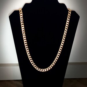 14K Real Gold Filled Cuban Chain - Etsy