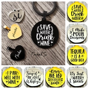 Custom Alcohol Keychain,need Beer Keychain,funny Keychains,drinking ...