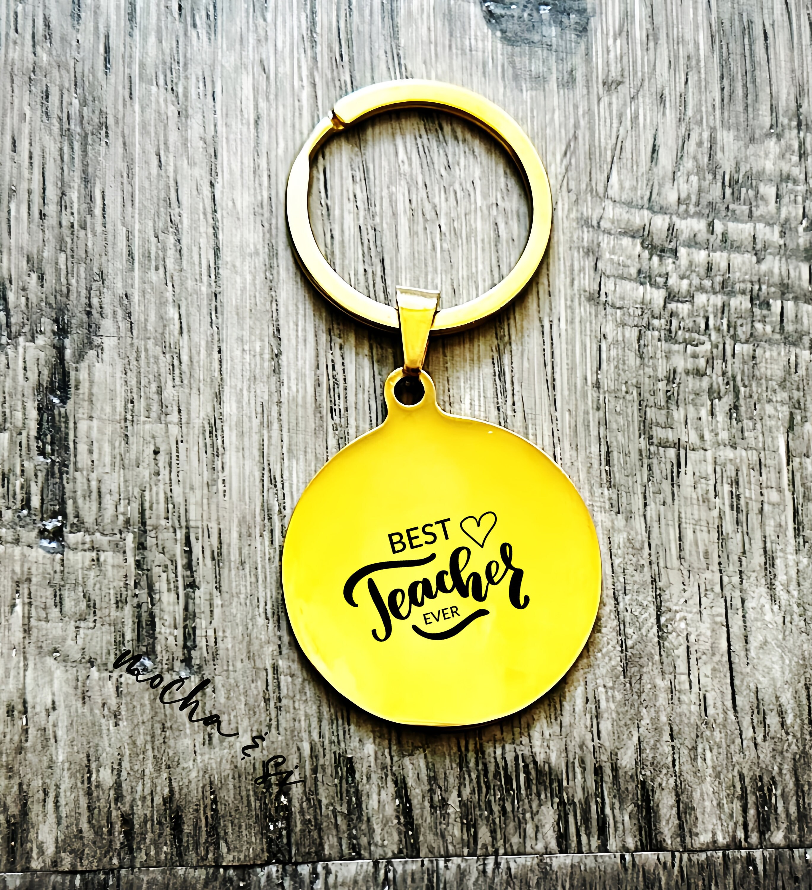 Customized Teacher Keychain Gift/teacher Appreciation Gift/super ...