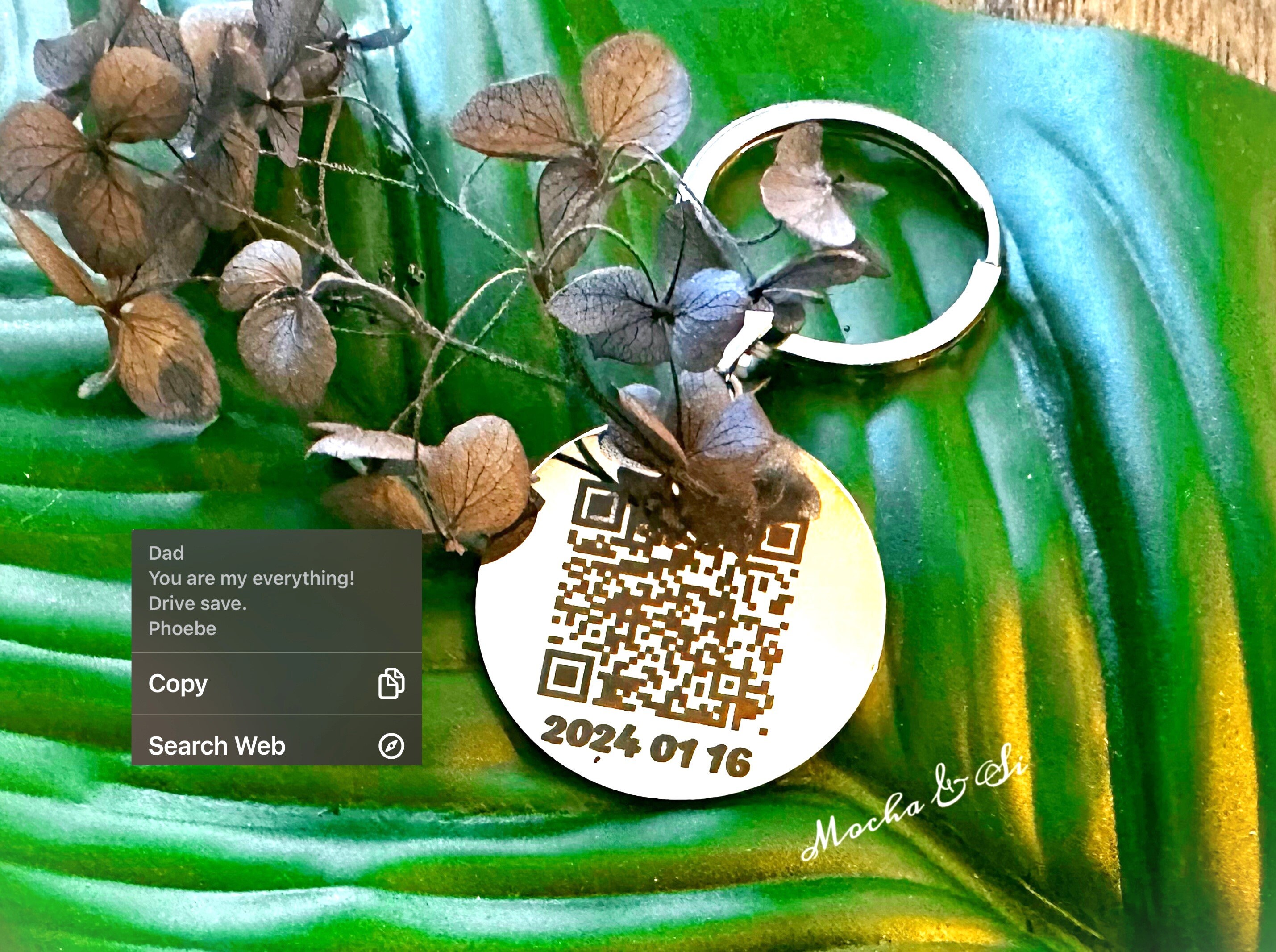 Custom QR Code Hidden Confess Propose Keychain Gift, Valentine's Day ...