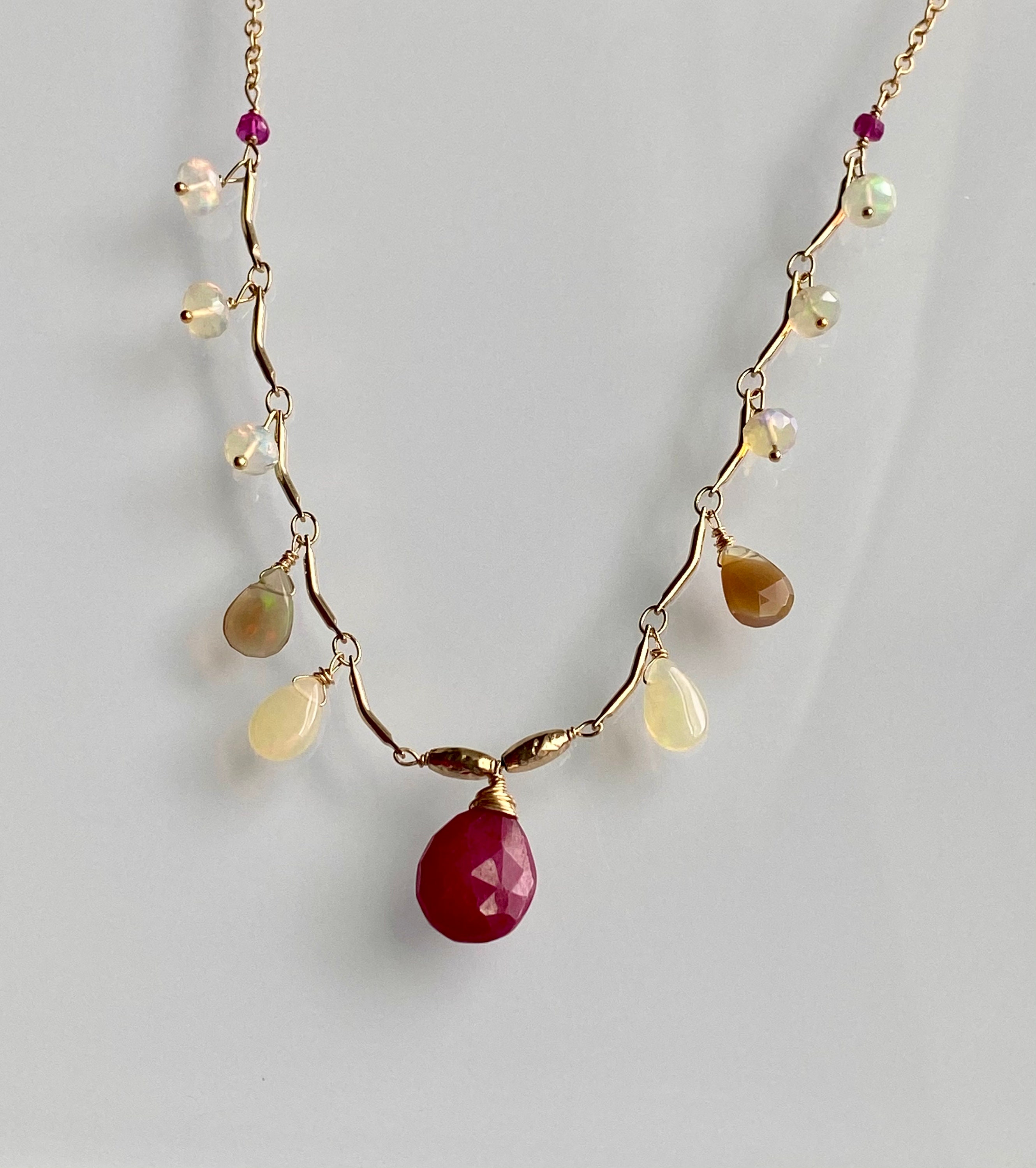 Ruby Opal Jewelry, Opal Earrings, Opal Necklace, Opal Jewelry on Sale ...