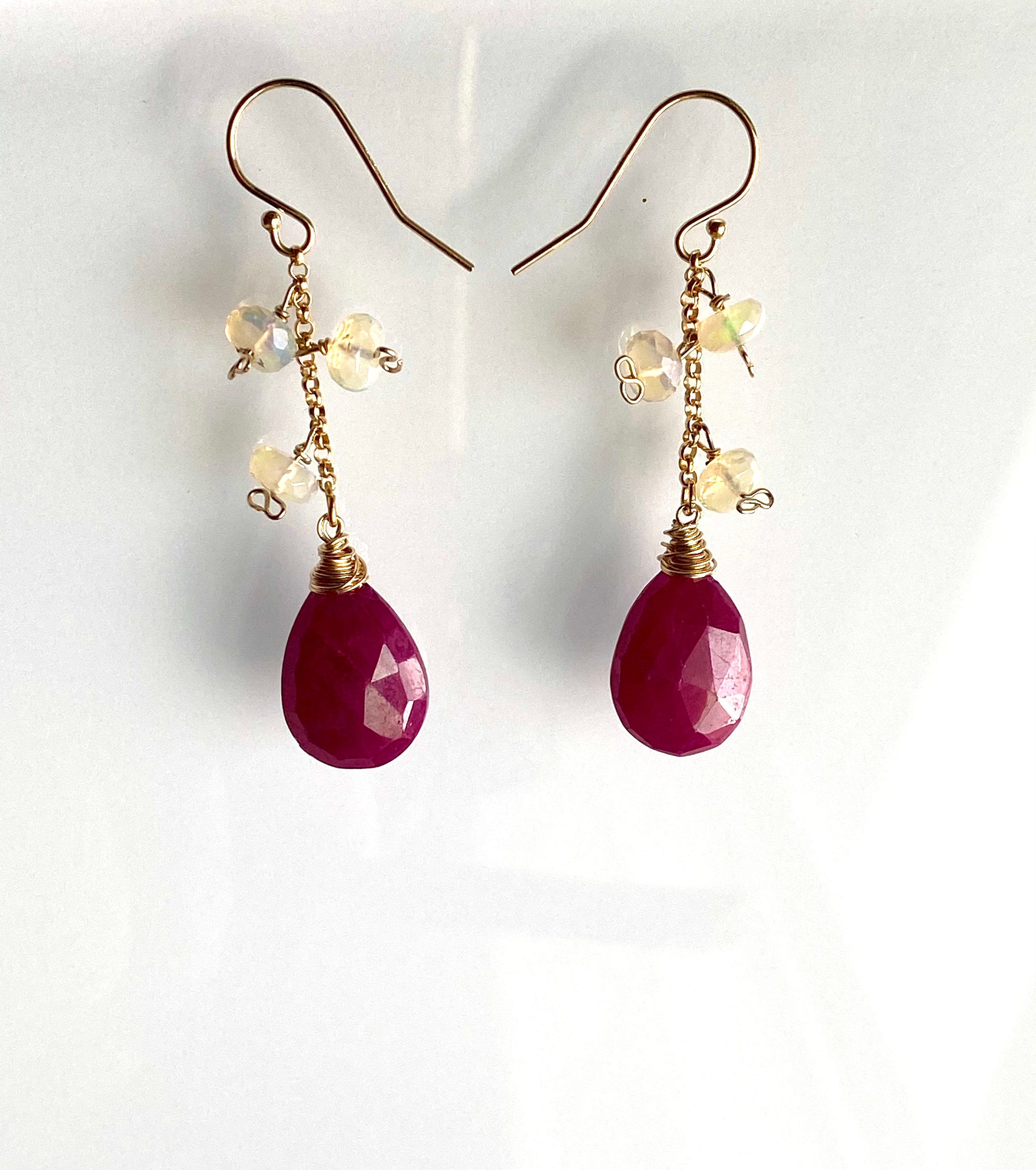 Ruby Opal Jewelry, Opal Earrings, Opal Necklace, Opal Jewelry on Sale ...