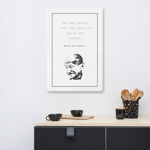 Mahatma Gandhi Poem Posters Motivational Quote Art Print - Etsy