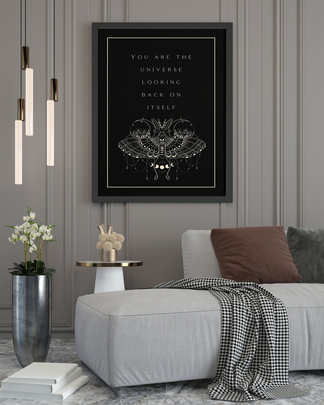 Alan Watts Motivational Poem Art Posters, Poetry Wall Art, Home Decor ...