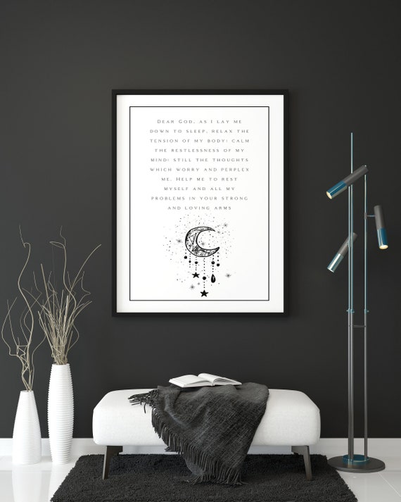 Dear God Poem Posters Motivational Quote Art Print Poetry - Etsy